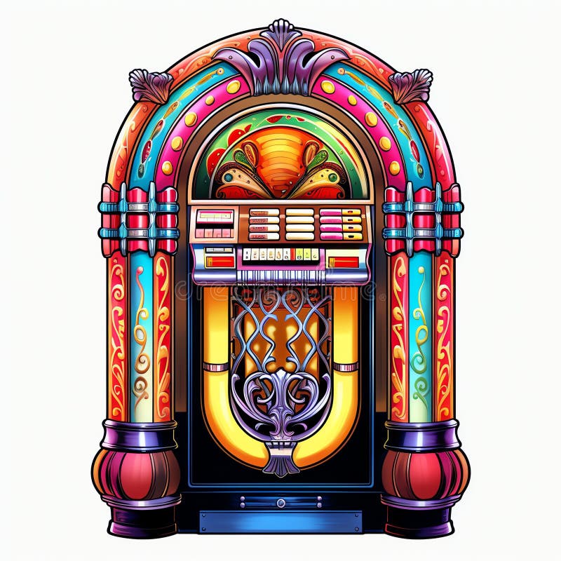 Beautiful Jukebox Clipart Illustration Stock Illustration ...
