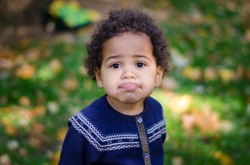 Beautiful kid making faces stock image. Image of child - 35813015