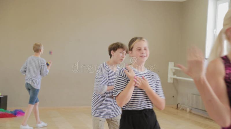 Beautiful Children Perform at the Pantomime Theater. Stock Video ...