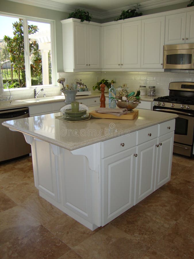 Beautiful Kitchen stock image. Image of stylish, home - 9287415