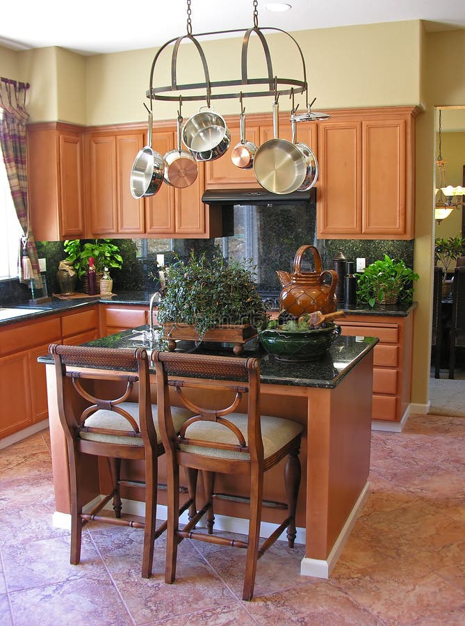 Beautiful Kitchen stock image. Image of contemporary, counter - 930757