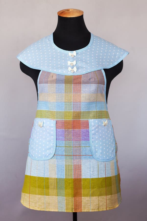 Beautiful Kitchen Apron on a Mannequin Stock Photo - Image of female ...