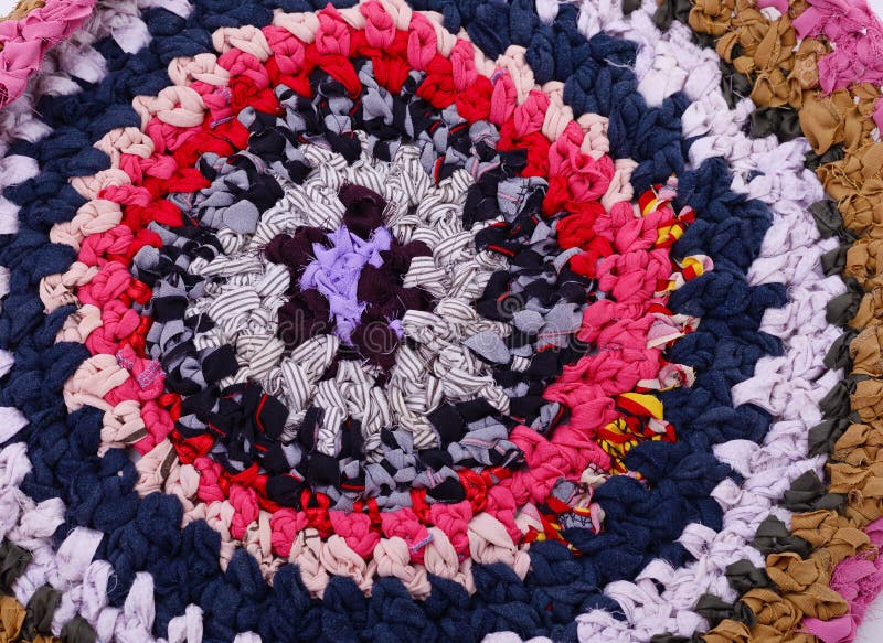 Beautiful knitted carpet stock image. Image of granny - 209469477