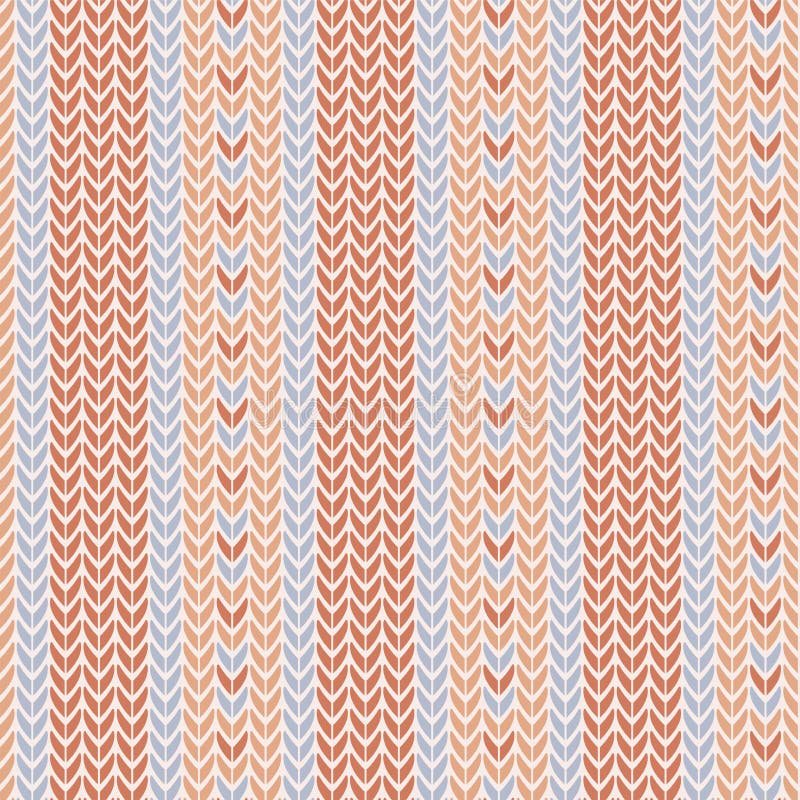 Beautiful Knitting Seamless Loop Stock Vector - Illustration of ...