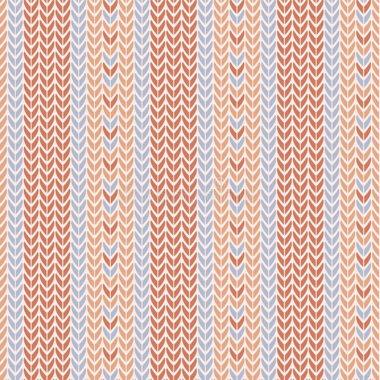 Beautiful Knitting Seamless Loop Stock Vector - Illustration of decoration, square: 257549430