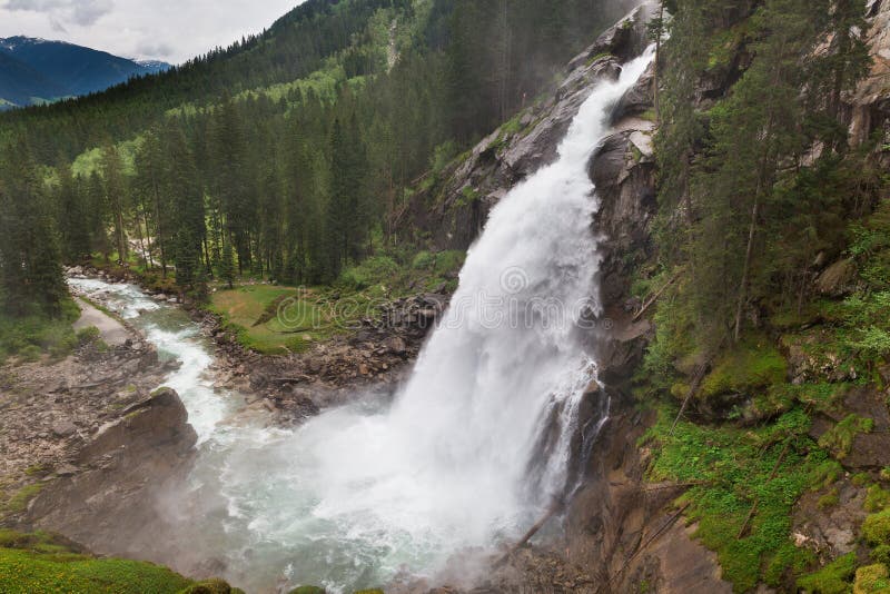 Krimml falls stock photo. Image of austria, rainbow, nature - 10792944