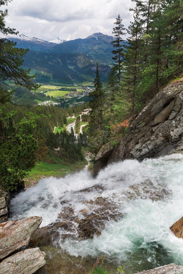 Krimml falls stock photo. Image of austria, rainbow, nature - 10792944