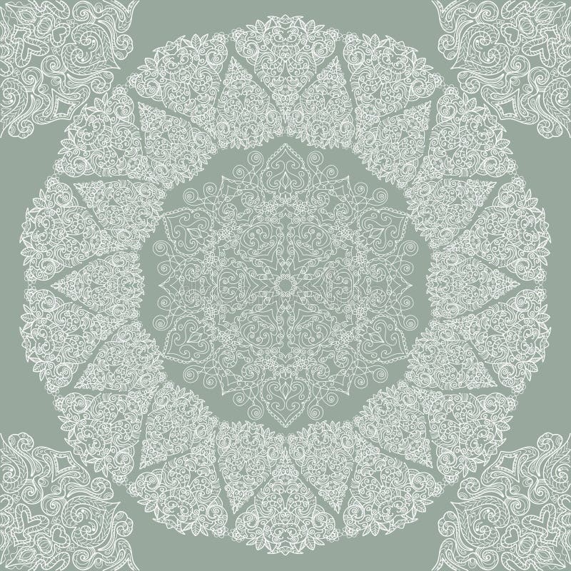 Beautiful lace pattern stock vector. Illustration of handmade - 34094438