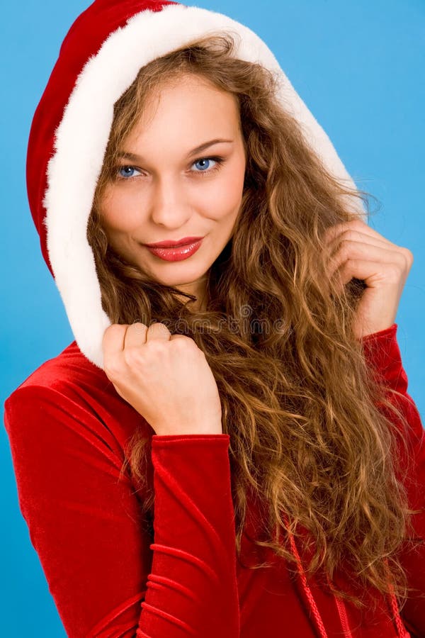 Beautiful lady stock photo. Image of navidad, beauty - 11809636