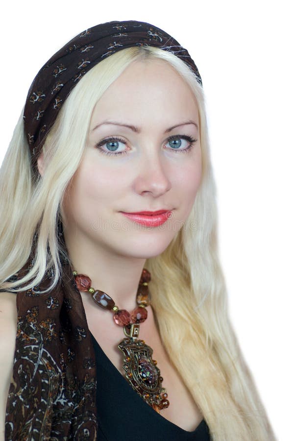 Beautiful lady stock image. Image of beautiful, head, elegance - 5043153