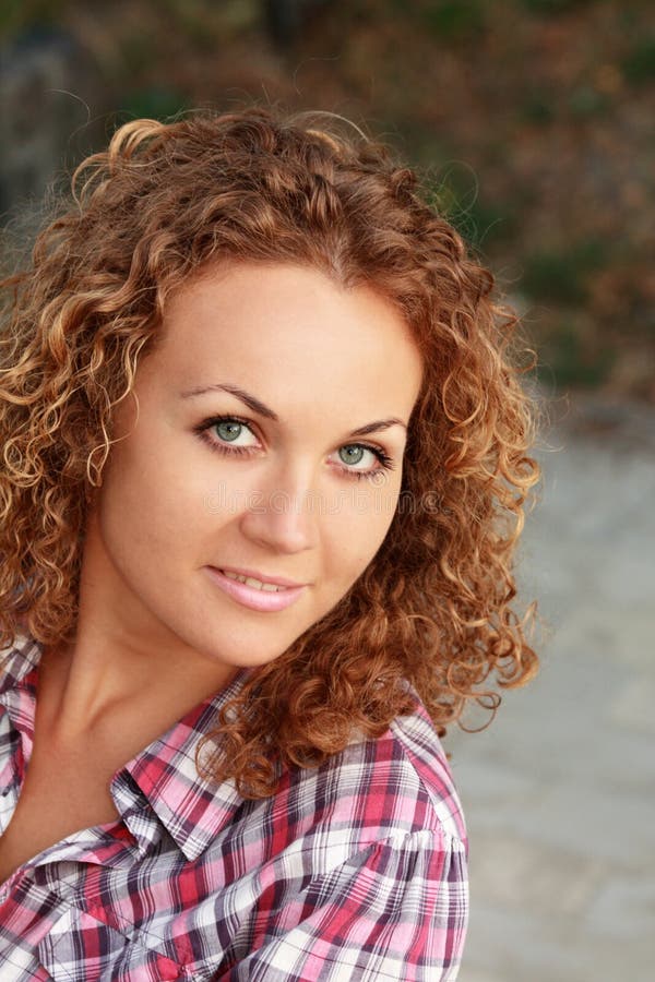 Beautiful lady stock image. Image of shirt, outdoors - 32547505