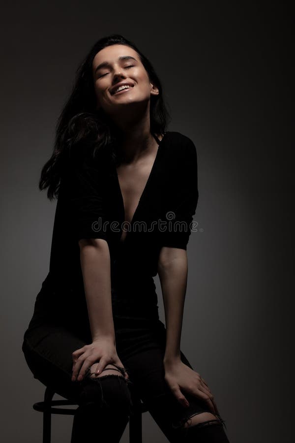 Beautiful lady portrait stock photo. Image of perfect - 92563534