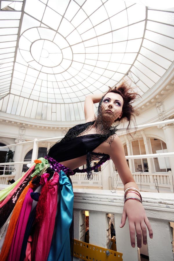 Beautiful lady posing stock photo. Image of interior - 39654212