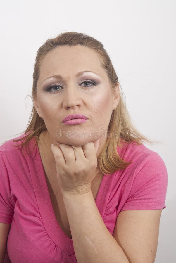 Beautiful Lady Posing in Studio Stock Photo - Image of portrait ...