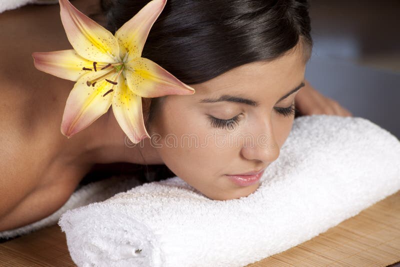 Beautiful Lady in Spa Salon Stock Photo - Image of people, body: 15030730