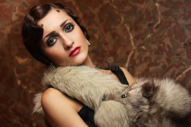 Beautiful Lady Waiting on the Staircase Stock Photo - Image of gorgeous ...