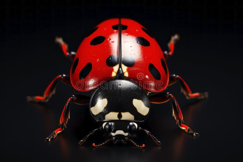 Beautiful Ladybug. Generative AI Stock Illustration - Illustration of ...