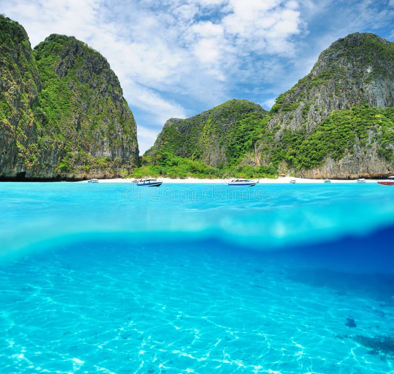 Beautiful lagoon stock image. Image of andaman, scenery - 12008957