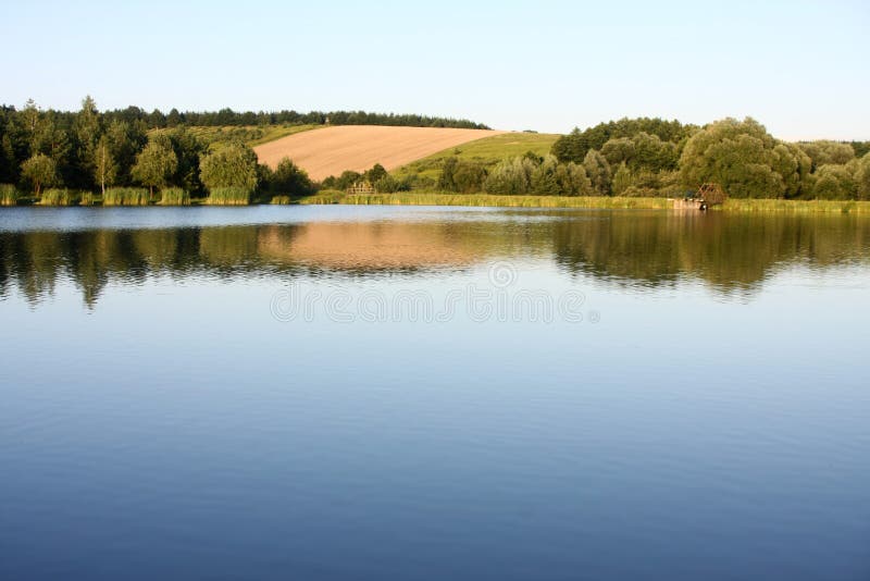 Beautiful lake stock image. Image of clear, landscape - 10290989