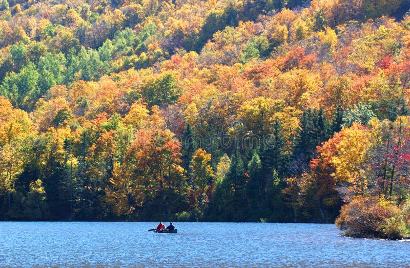 Beautiful lake stock image. Image of summer, boat, forest - 5930283