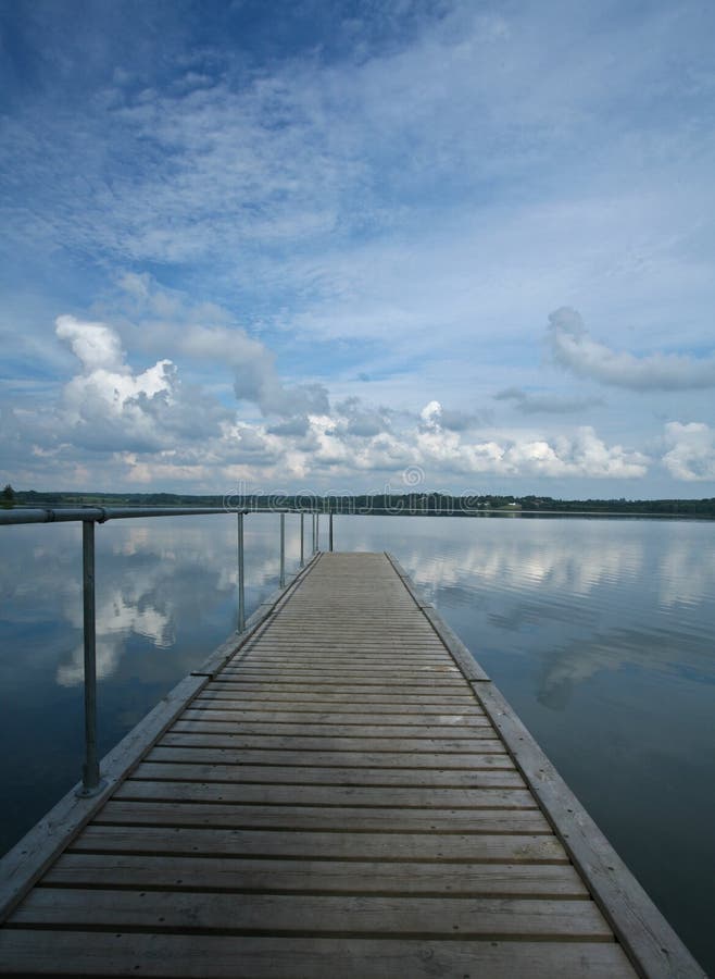 Beautiful lake in Denmark. stock image. Image of birkeroed - 84885145