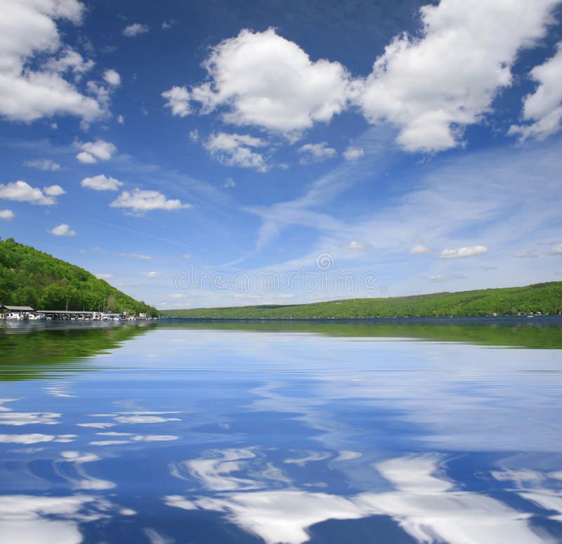 Beautiful Lake Landscape stock image. Image of spring - 5293557