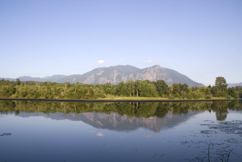 Beautiful lake reflection stock photo. Image of clear - 32412716