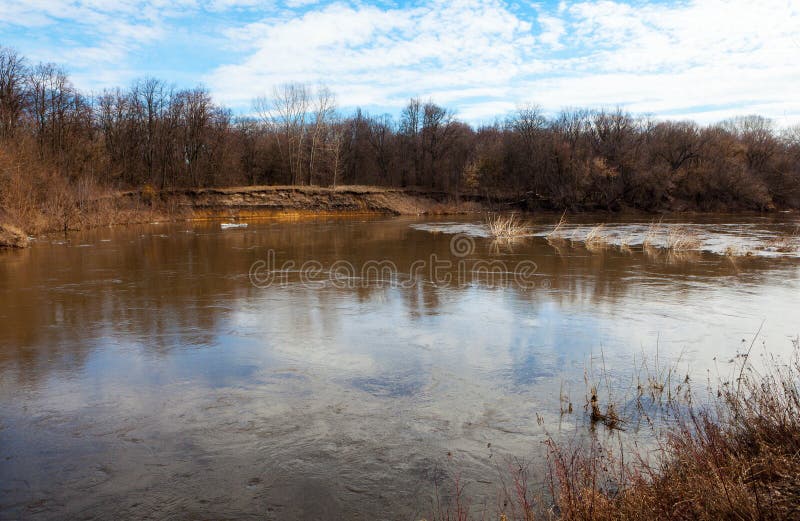 Beautiful Lake in the Spring Stock Image - Image of sunny, landscape ...