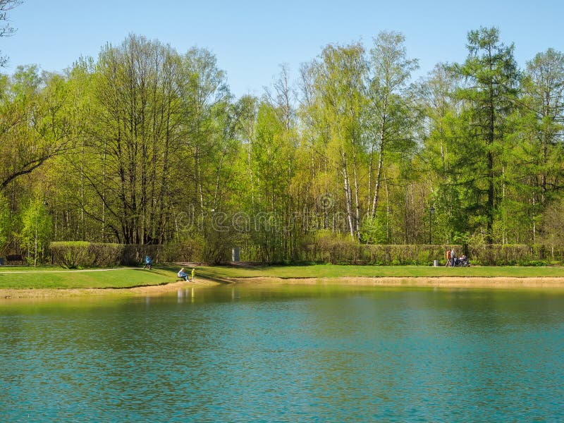 Beautiful Lake, View from the Water. Stock Photo - Image of outdoor ...
