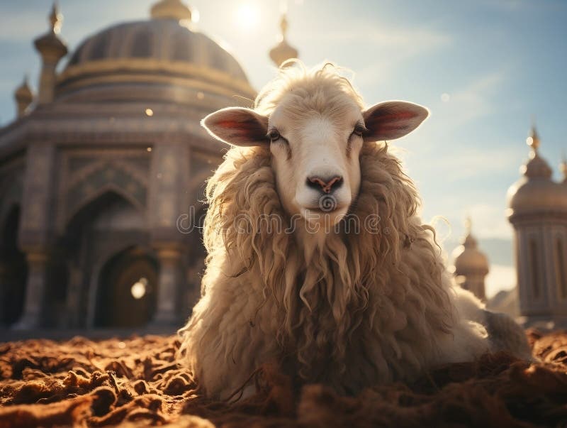 Beautiful Lamb with Old Islamic Structure and a Building Stock ...