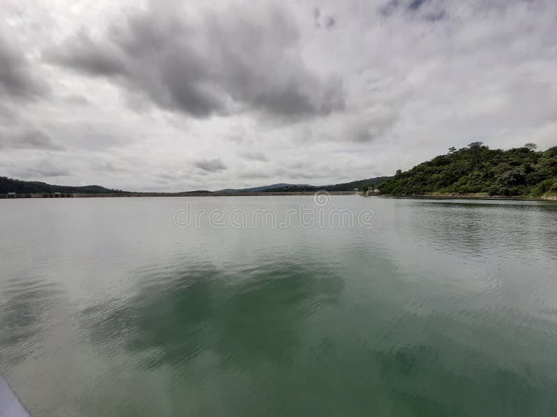 Beautiful Land Scape at Akosombo Stock Image - Image of cloud, morning ...