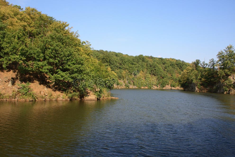 Beautiful landscape stock image. Image of dandelions, bank - 2975195