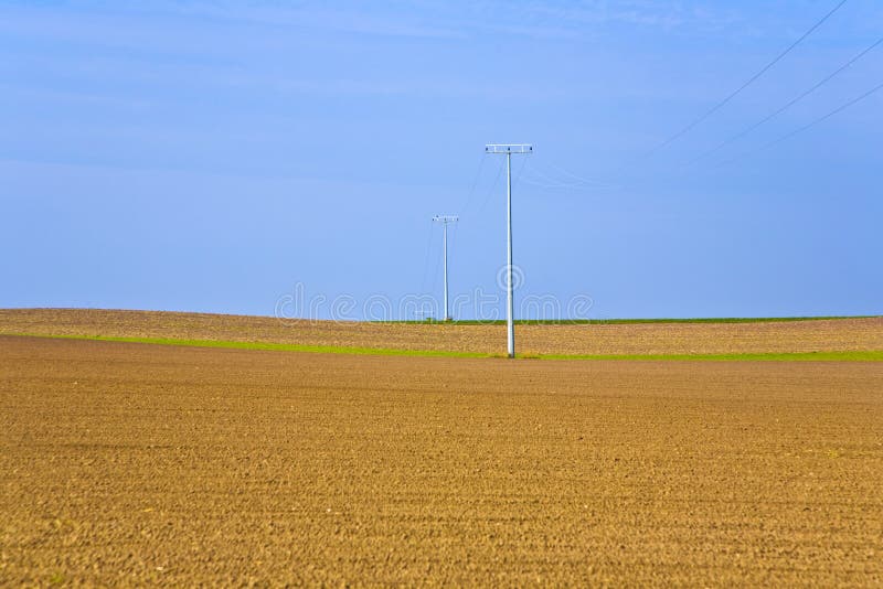 Beautiful Landscape with Acre Stock Photo - Image of country, cloud ...