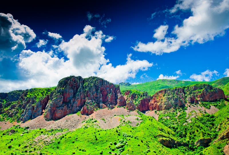 Beautiful Landscape of Armenia Stock Photo - Image of sunny, storage ...