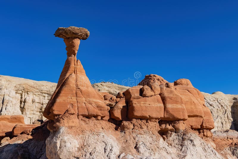 Beautiful Landscape Around Toadstool Hoodoos Stock Image - Image of ...