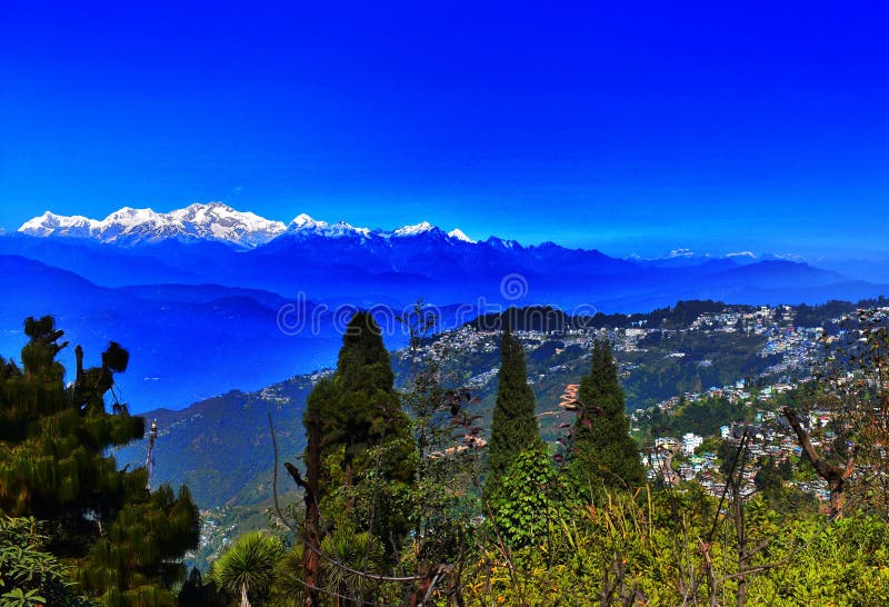 Beautiful Landscape Captured in Darjeeling India Stock Photo - Image of ...