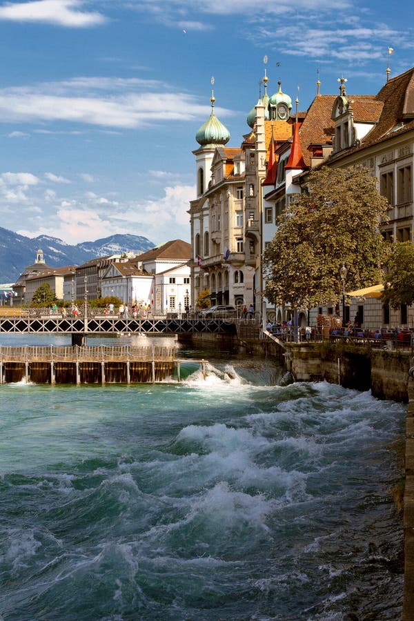 Beautiful Landscape Castle and the River. Stock Photo - Image of ...