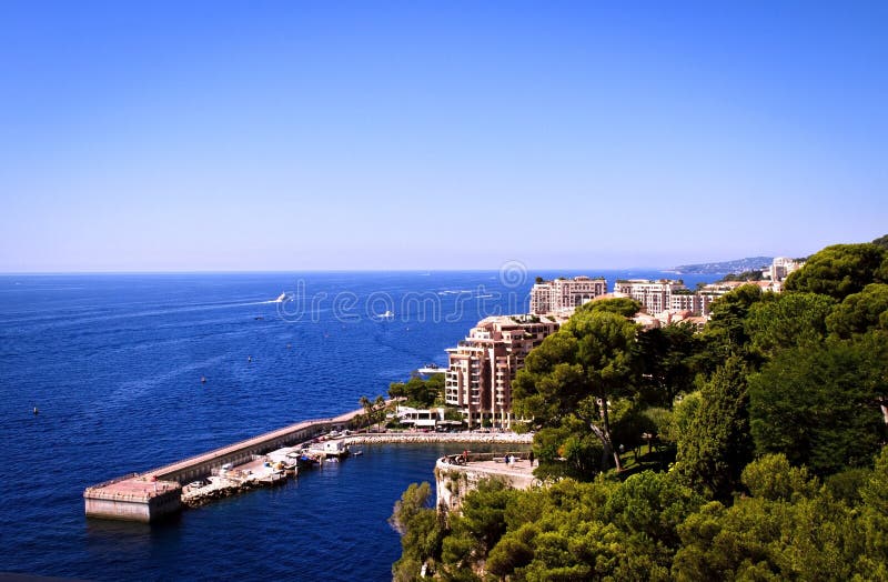 Beautiful Landscape Castle and the Sea. Stock Image - Image of ...