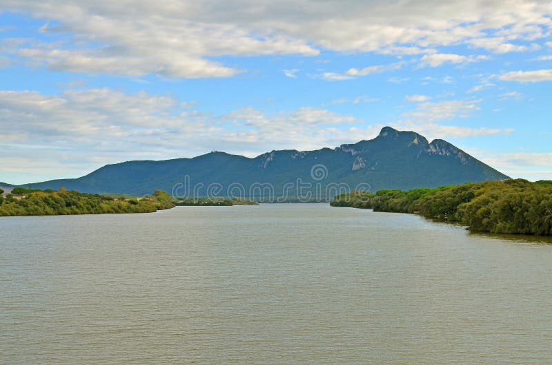 Mount Circeo landscape stock image. Image of space, circeo - 24830803