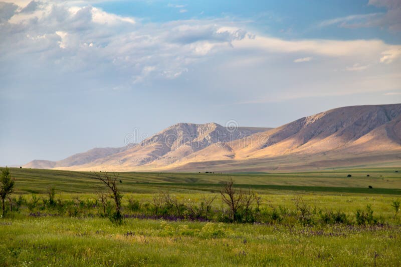 Beautiful Landscape with Clouds in the Sky Stock Image - Image of ...