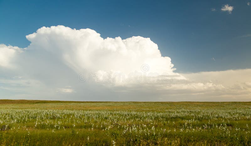 Beautiful Landscape with Clouds in the Sky Stock Image - Image of ...