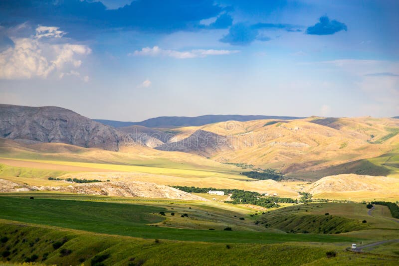 Beautiful Landscape with Clouds in the Sky Stock Image - Image of ...