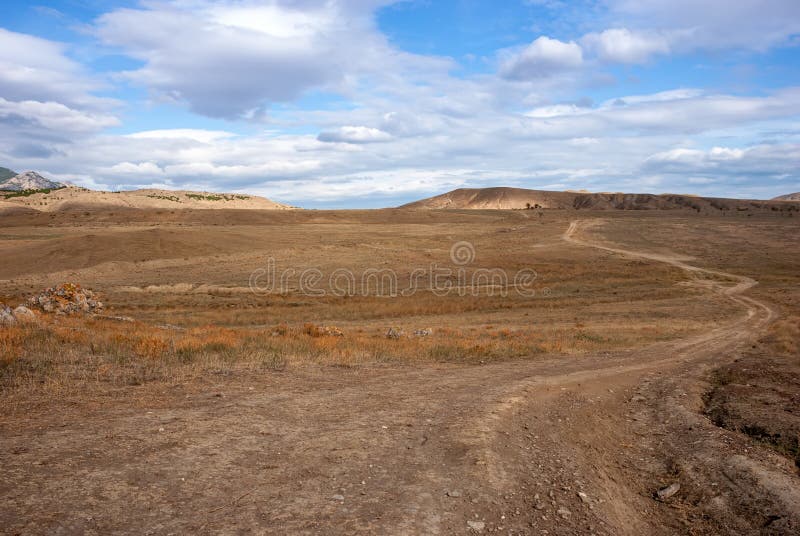 Beautiful Landscape. Crimean Peninsula. Steppes. Stock Photo - Image of ...
