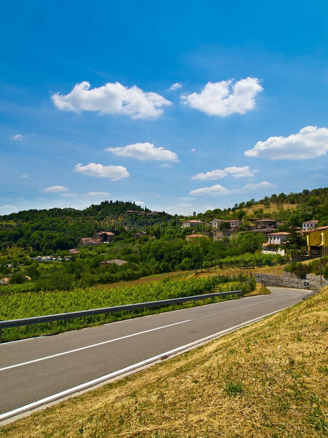 Beautiful Landscape with Desert Street Stock Image - Image of nature ...