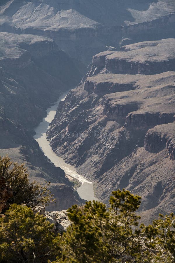 Beautiful Landscape of Grand Canyon and Colorado River Stock Photo ...