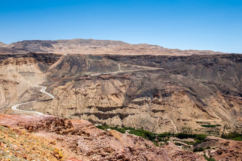 Beautiful landscape Jordan stock photo. Image of road - 56736558