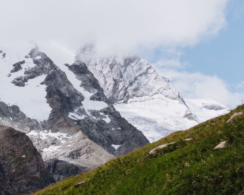 Beautiful Landscape of Lofty Austrian Mountain Stock Photo - Image of ...