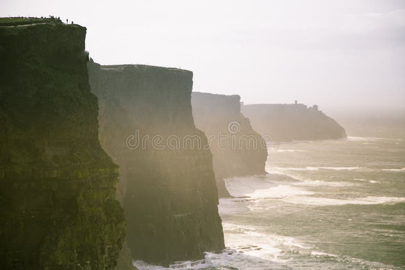 A Beautiful Landscape of Moher Cliffs in Spring. Stock Photo - Image of ...