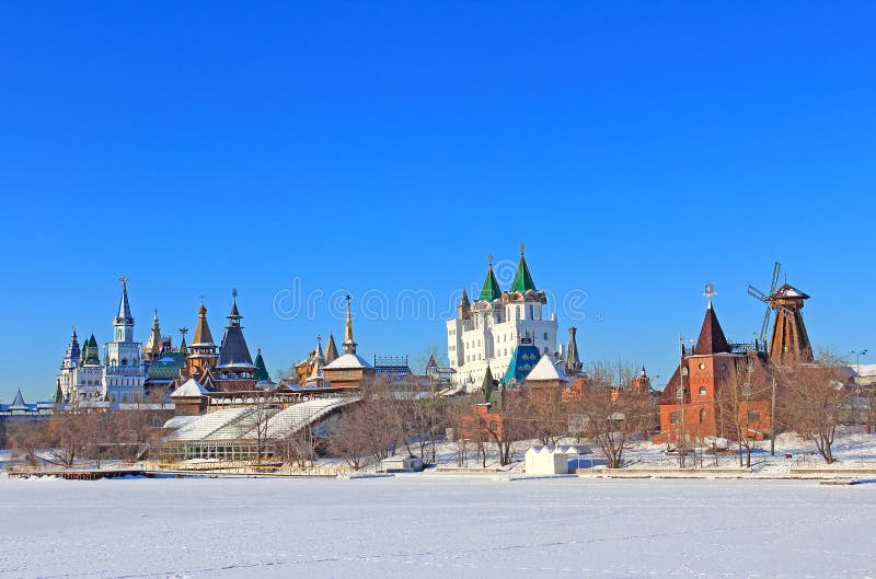 The Beautiful Landscape of Moscow. Stock Photo - Image of landmark ...