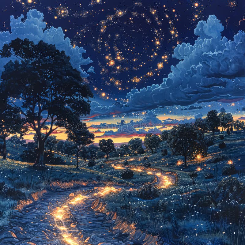 A Beautiful Landscape with Mountains and a River. Stock Image - Image ...